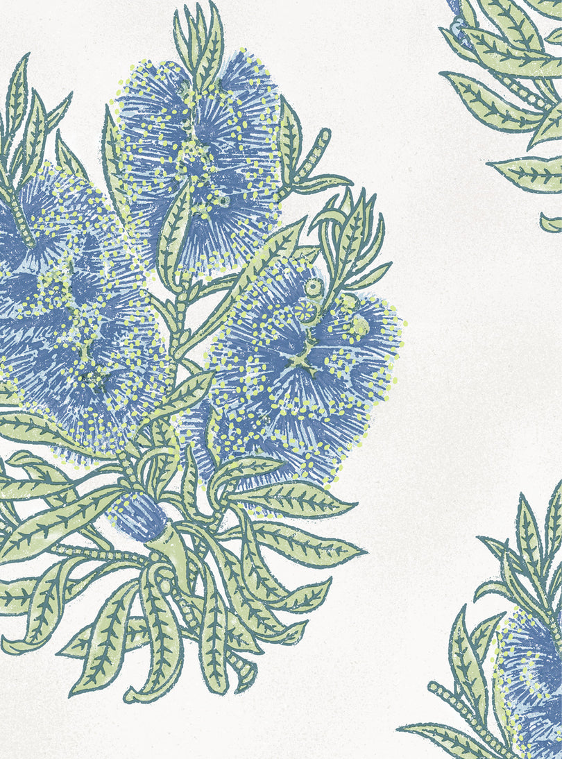 Cameo Blue Wallpaper Swatch/Memo – Utopia Goods