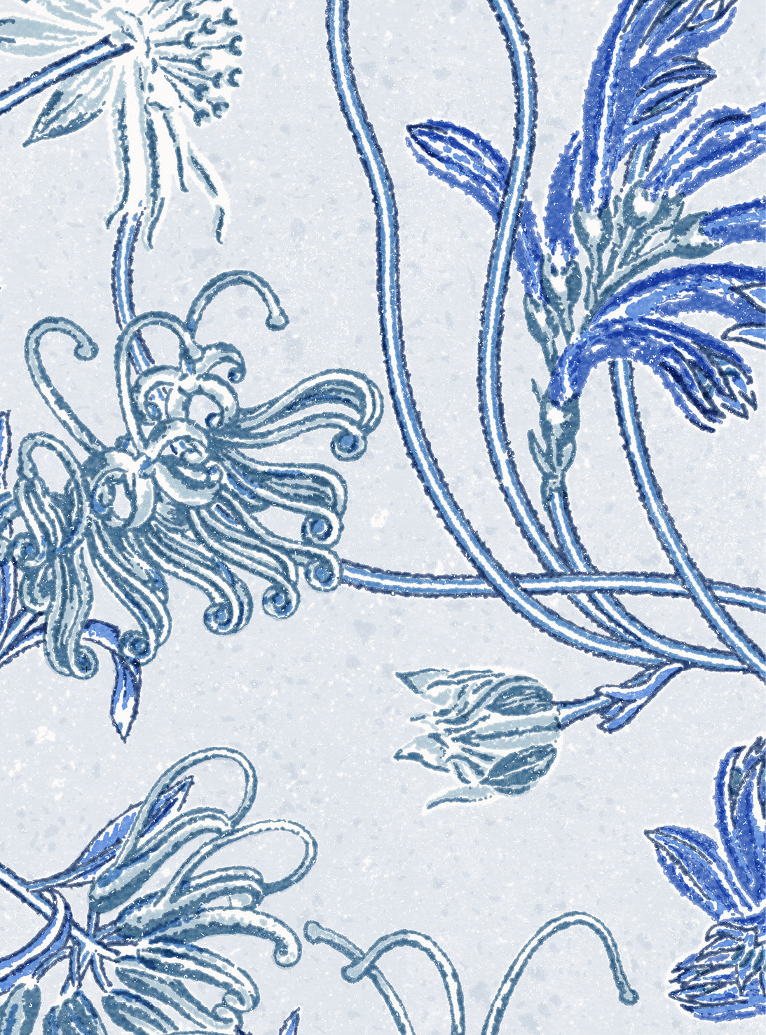 Meadow Blue Wallpaper Swatch/Memo – Utopia Goods
