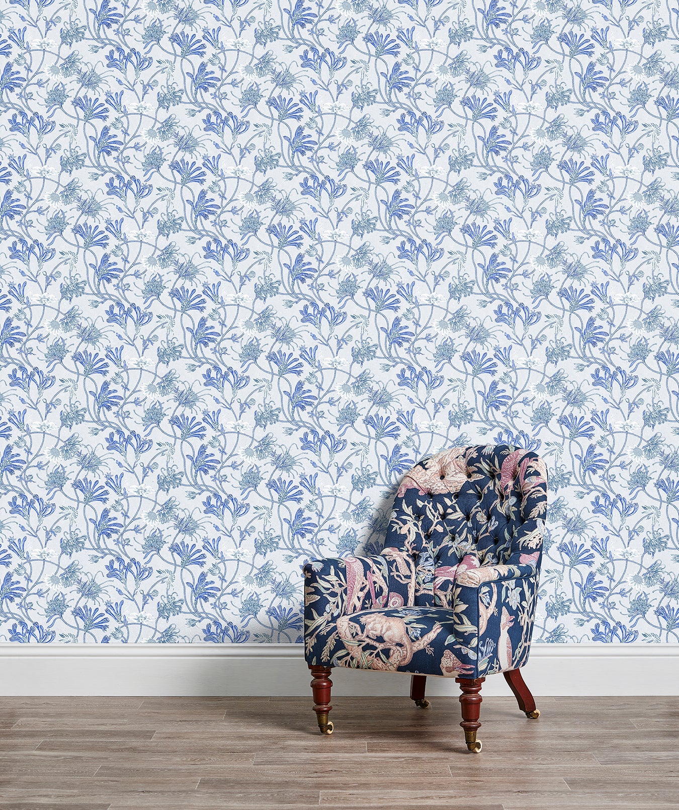 Meadow Blue Wallpaper – Utopia Goods
